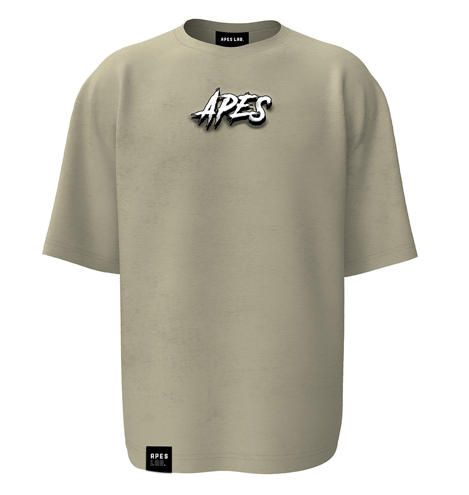 Apes Puff Logo - Oversize T-Shirt – Apes Lab